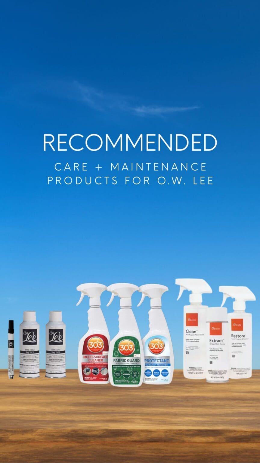 How To Protect Outdoor Furniture From Sun And Heat | O.W. Lee